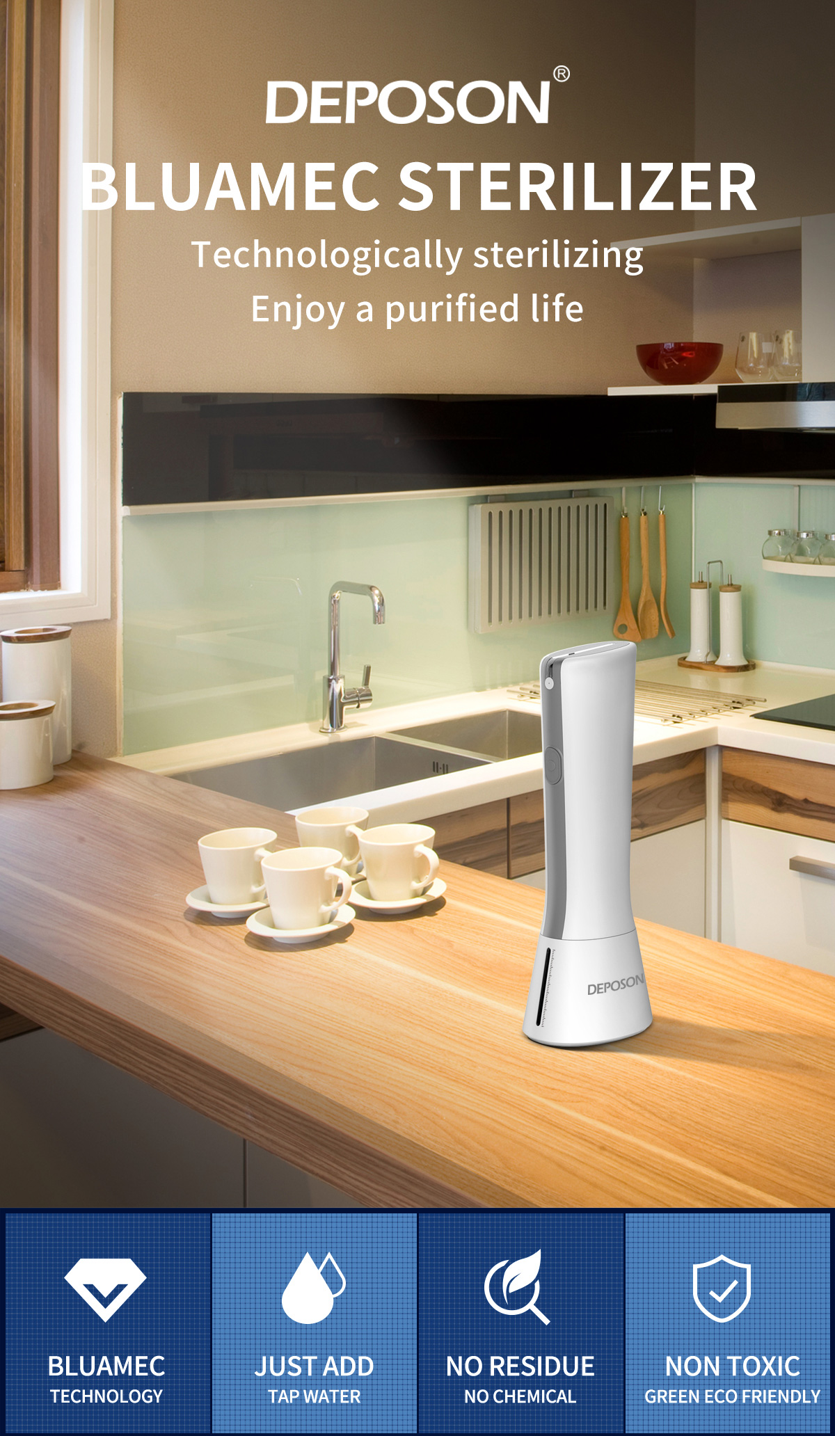 Ozone Sanitizing Spray Bottle from China manufacturer - Deposon